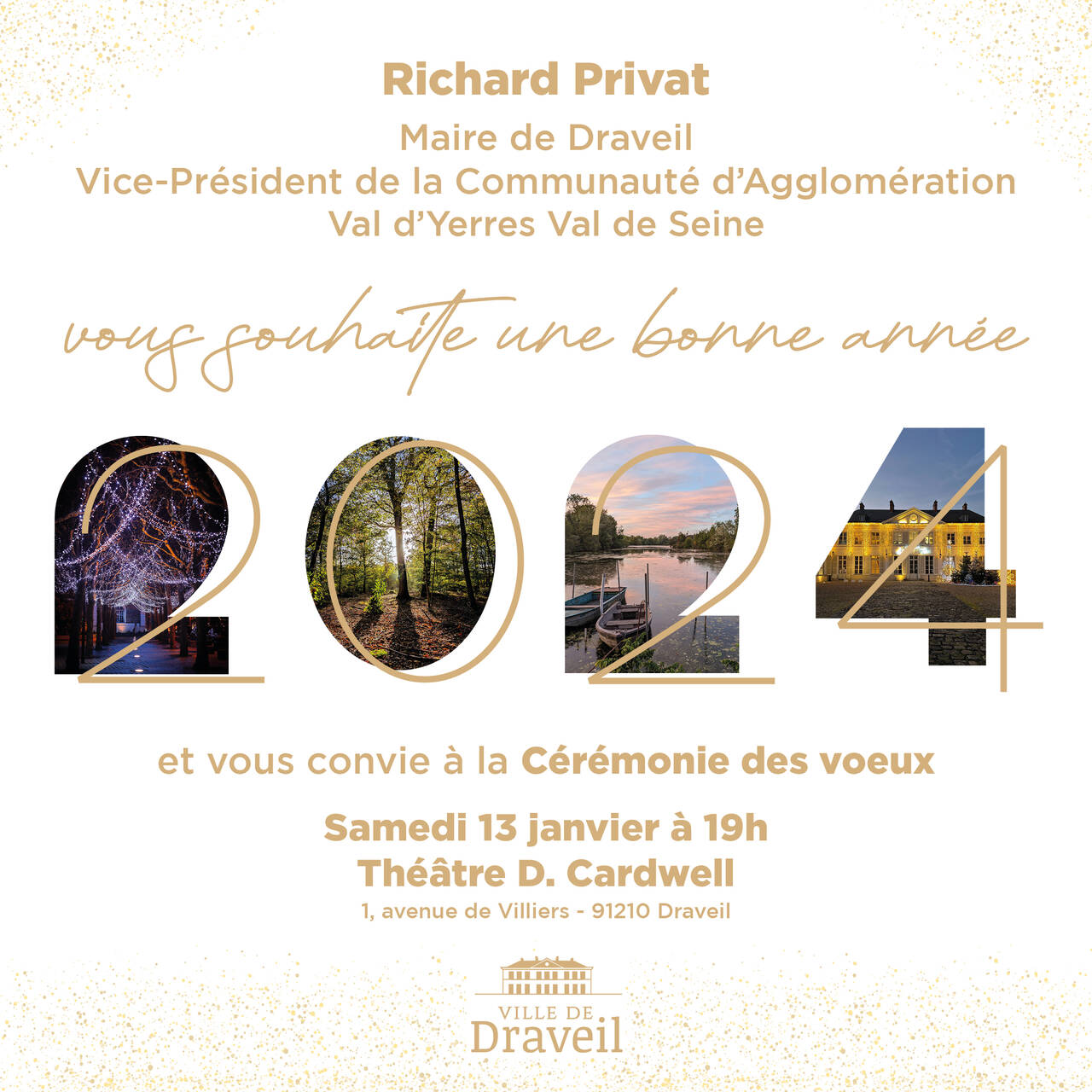 Carte De Voeux 2025 Voeux Du Maire - Top-Flyer - Etudiant Carte De Voeux 2025 Voeux Du Maire - Top-Flyer - Etudiant